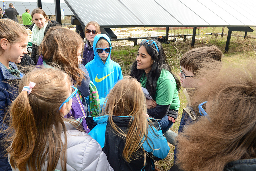 Earth Day at the Solar Strand - UB School of Engineering and Applied ...