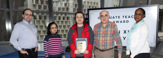 CSE Graduate Student Award Recipients - Department of Computer Science ...