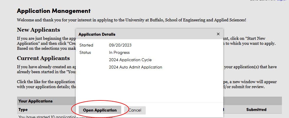 Auto-Admission Guide - UB School of Engineering and Applied Sciences ...